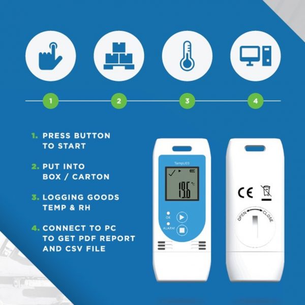 USB Temperature Humidity Data Logger - Ravi Scientific Industries